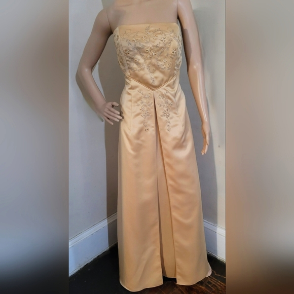 Masquerade | Dresses | Prom Gold Formal Dress | Poshmark